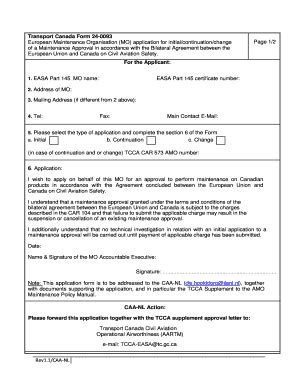 Tcca Form 1 Fill Online Printable Fillable Blank PdfFiller