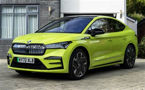 2022 Skoda Enyaq VRS Coupe IV UK Hintergrundbilder Und Wallpaper In