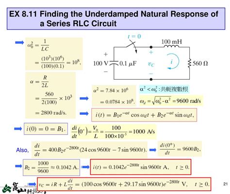 Ppt Chap Natural And Step Responses Of Rlc Circuits Powerpoint
