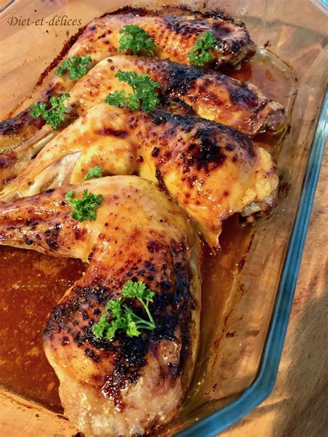 Cuisses de poulet rôties au miel et au paprika Cuisse de poulet roti