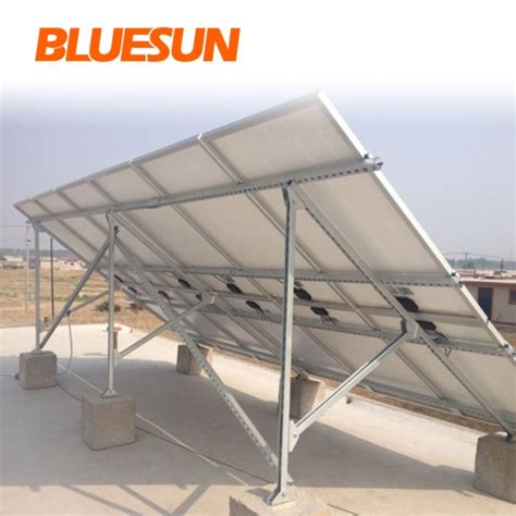Buy Flat Roof Ballasted Solar Racking System Professional Flat Roof