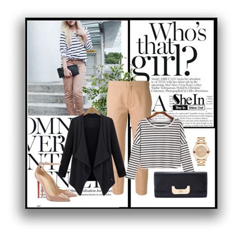 SheIn 2 VIII by nermina okanovic liked on Polyvore featuring GE Ã tÃ