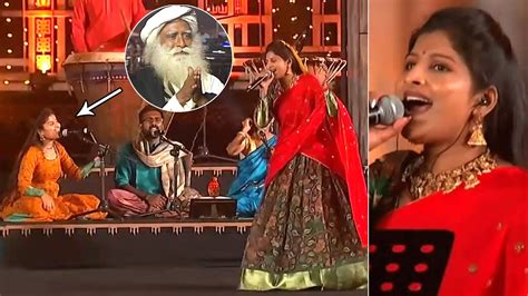 Mangli Live Singing Performance At Sadguru Isha Foundation Daily