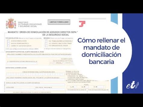 Cómo Rellenar el Modelo Sepa Guía Paso a Paso Tramites Fáciles ES