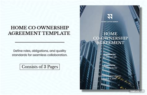 Home Co Ownership Agreement Template In Word Google Docs Pages