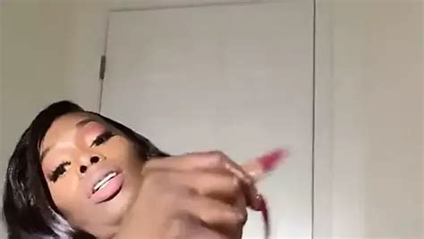 Of Tsc Ebony Teases Bulge Then Cums On Bed Xhamster