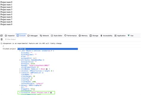 vue js unable to access the element when using template refs with v for in vue3 nuxt3 on a