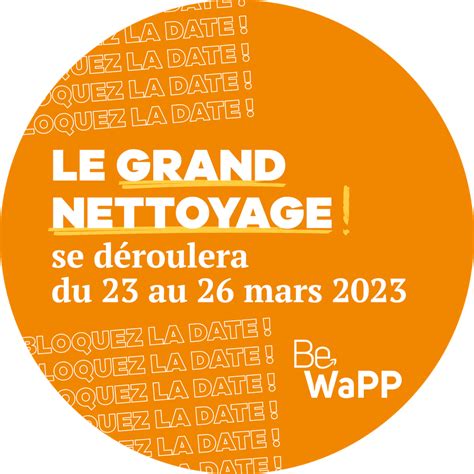 Le Grand Nettoyage de Printemps Anhée La Commune