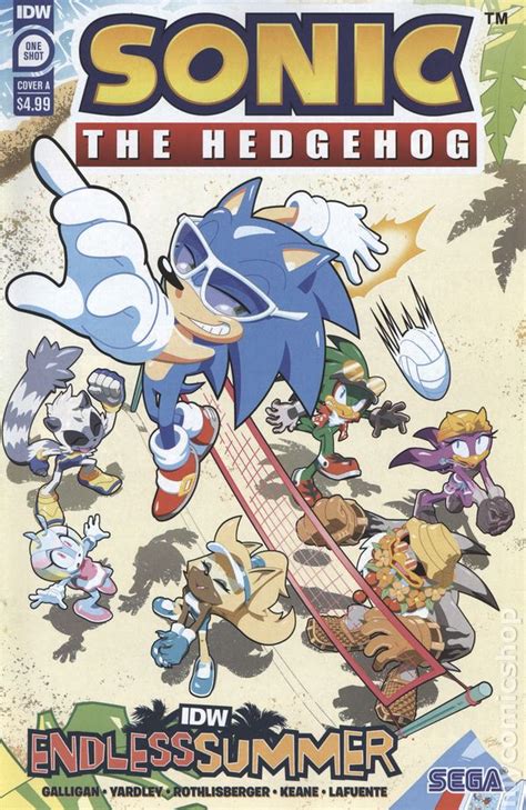 Sonic The Hedgehog IDW Endless Summer 2023 IDW Comic Books