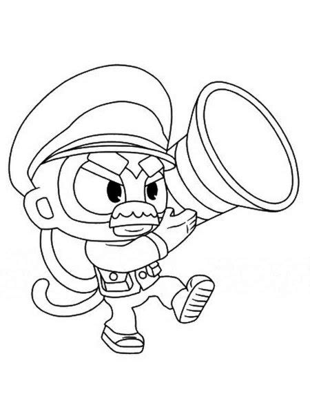 Bloons TD 6 Coloring Page Free Printable