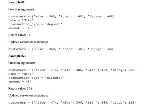 Solved In Python Please Write A Function Transaction Chegg