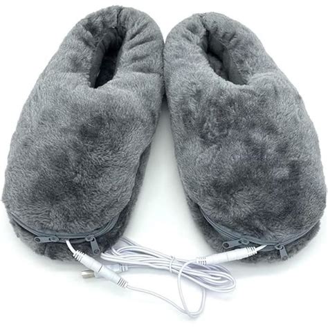 Chaussons Chauffants Électriques Usb Chauffe Pieds Chaussures