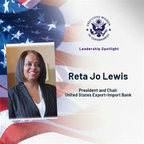 Leadership Spotlight Reta Jo Lewis President And Chair United
