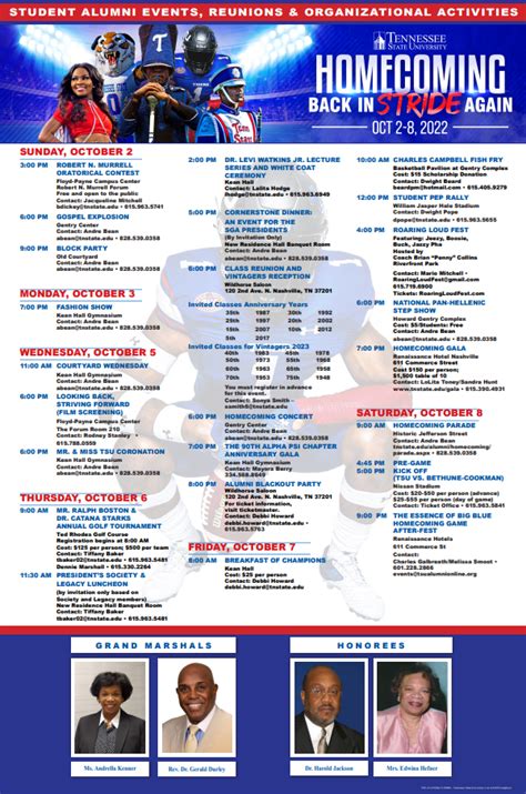 Tsu Homecoming Parade 2024 Schedule Pavia Beverlee