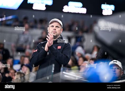 Melbourne Australia 18th Jan 2024 Severin Luthi Coach Of Holger