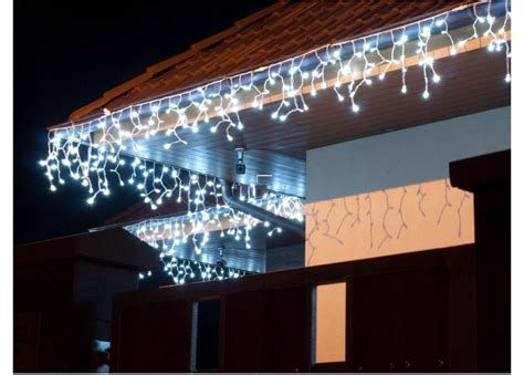 Sople 200 LED Lampki Zewnętrzne IP44 Stałe Flash Zimna biel Warszawa
