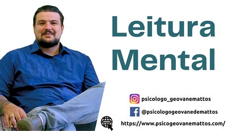 Distorção Cognitiva Leitura Mental ENTENDA YouTube