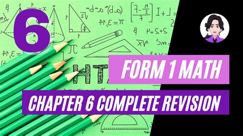 pt3 kssm mathematics form 1 linear equations chapter 6 complete revision youtube