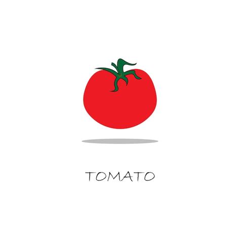 Logotipo De Tomate Vector Premium
