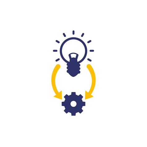 Implementation Icon Ideas Execution Vector Vector Art At Vecteezy