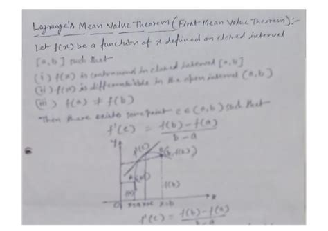 Solution Lagrange Mean Value Theorem Studypool