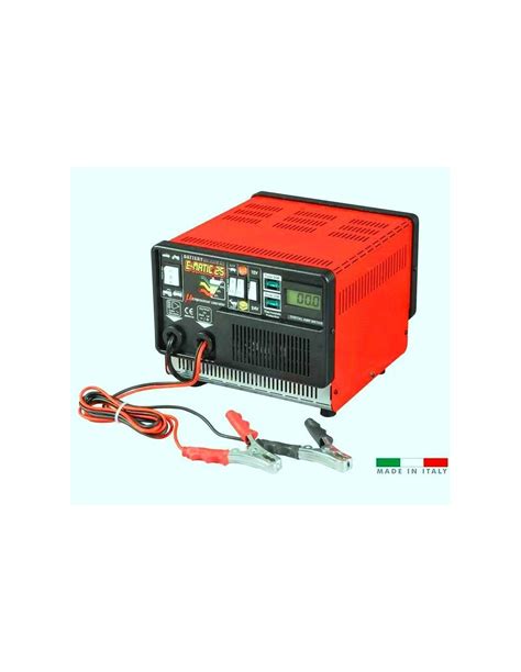 E Matic 25 Caricabatterie Automatico Per La Carica Di Tutti I Tipi Di