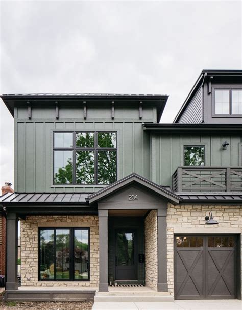 Cabin Exterior Exterior Remodel Exterior Houses Dark Trim Exterior