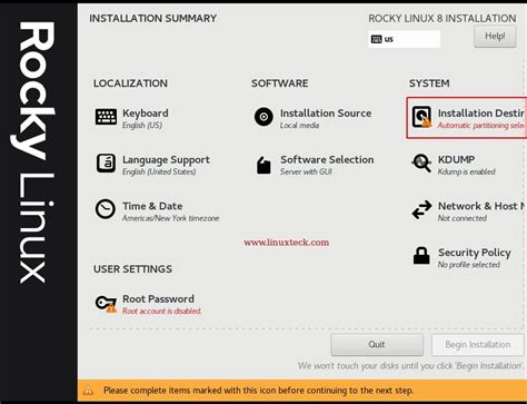 How To Install Rocky Linux Step By Step With Screenshots Linuxteck