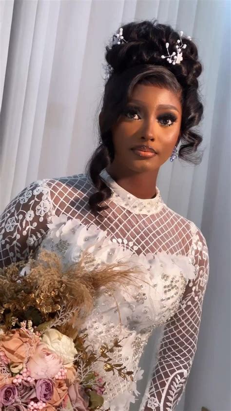 Bridal Hairstyles For Nigerian Brides Wedding Hair Down Bride