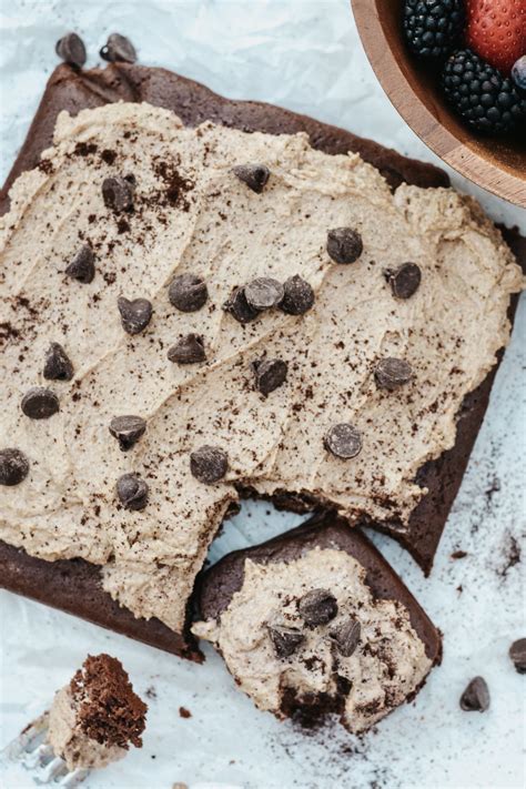 Naked Brownie With Coffee Frosting 38 The Oven Light