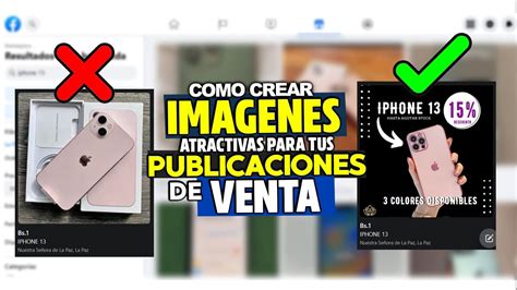 Como CREAR IMAGENES ATRACTIVAS Para VENDER EN FACEBOOK 2023 Venta En