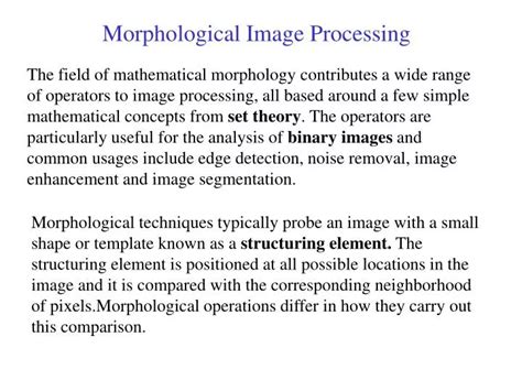 ppt morphological image processing powerpoint presentation free download id 258936