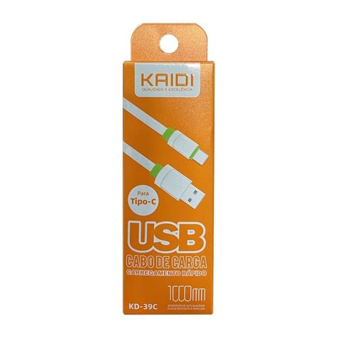 Cabo De Dados Kaidi Kd C Usb Tipo C Kabum