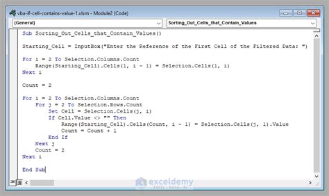 Excel VBA If Cell Contains Value Then Return A Specified Output