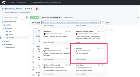 GitHub のインターフェースを拡張できるGitHub Blocksが Technical Preview となっていました