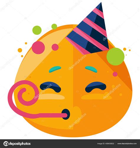 Celebrar Emoji Emoticono Cara Fiesta Icono Sonriente Emoticons Vol