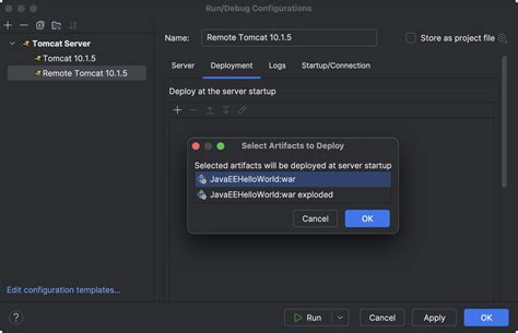 Tutorial Your First Jakarta Ee Application Intellij Idea Documentation