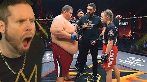600 Lb MAN Vs WOMAN MMA FIGHT YouTube