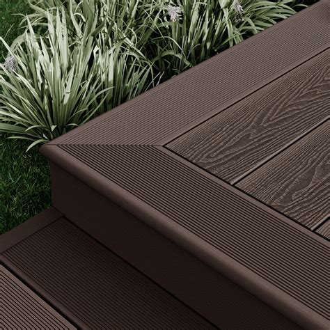 Chocolate Composite Decking Dark Brown Decking Allur