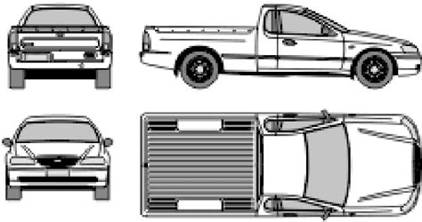Ford Falcon Ute Xr Blueprint Template Dmodels The Best Porn Website