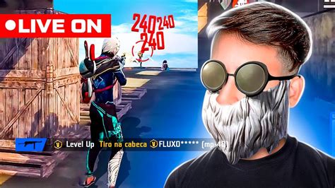 LEVEL UP AO VIVO TESTANDO NOVO HUD DESAFIANTE RANQUEADA ALEATÓRIOS