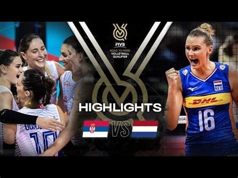 Srb Vs Ned Highlights Women S Oqt Volleybox Kad N