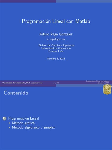 l06 ro matlab linprog pdf