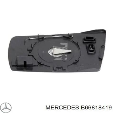 B Mercedes Cristal De Espejo Retrovisor Exterior Derecho