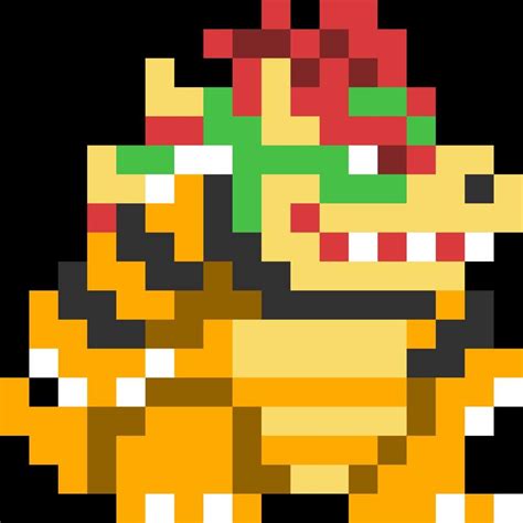 Bowser Pixel Art Mario Amino