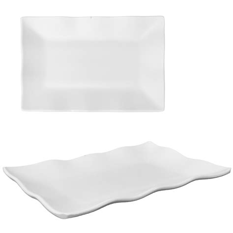 Bandeja De Melamina Retangular Branca X X Cm Shopee Brasil