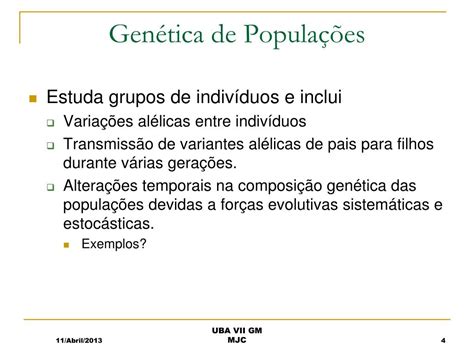 PPT UBA VII Genética Molecular PowerPoint Presentation free
