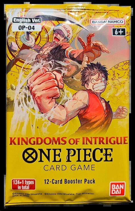 OP 4 Kingdoms Of Intrigue Booster Pack One Piece Card Game Game Kiwi