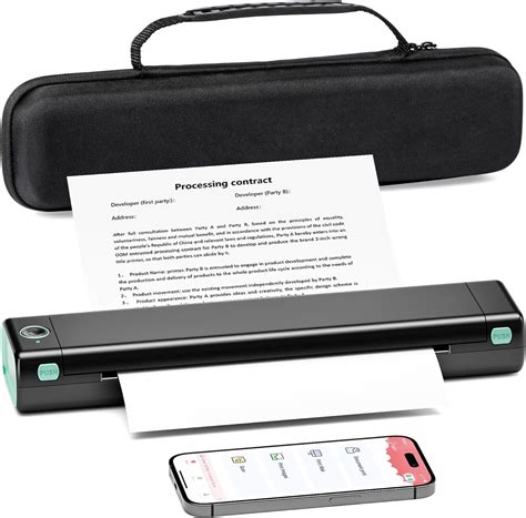 Itari Portable Printer Wireless For Travel Inkless Thermal Printer