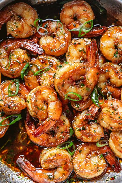 Honey Garlic Shrimp Recipe Easy Shrimp Recipe Eatwell101